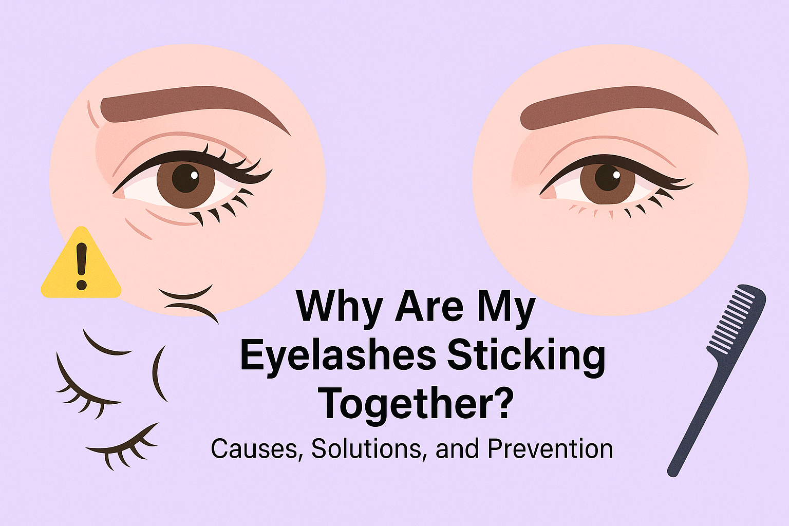 Why Are My Eyelashes Sticking Together? Common Causes & Easy Fixes – B ...